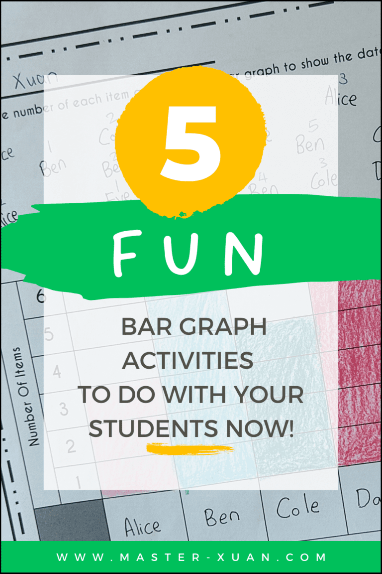 5 Fun Bar Graph Activities To Do With Your Students Now ~ Master Xuan