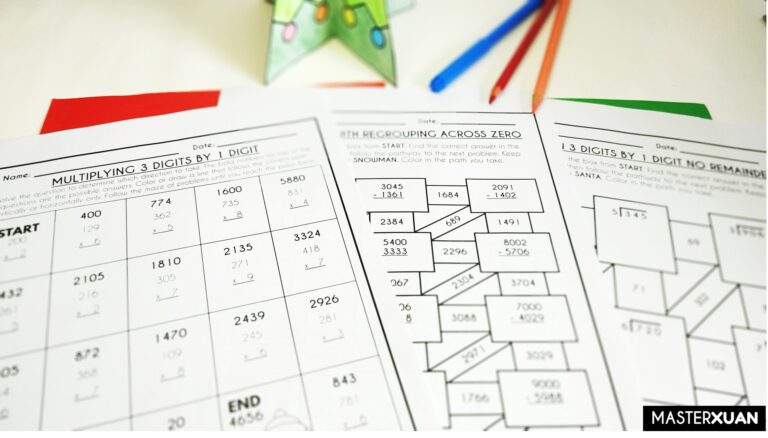 3 Fun And Free Printable Christmas Mazes For Kids To Practice Math ...