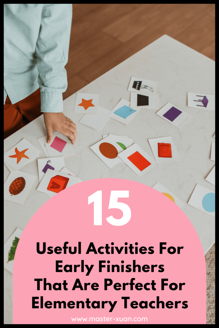 15 Useful Activities For Early Finishers That Are Perfect For ...
