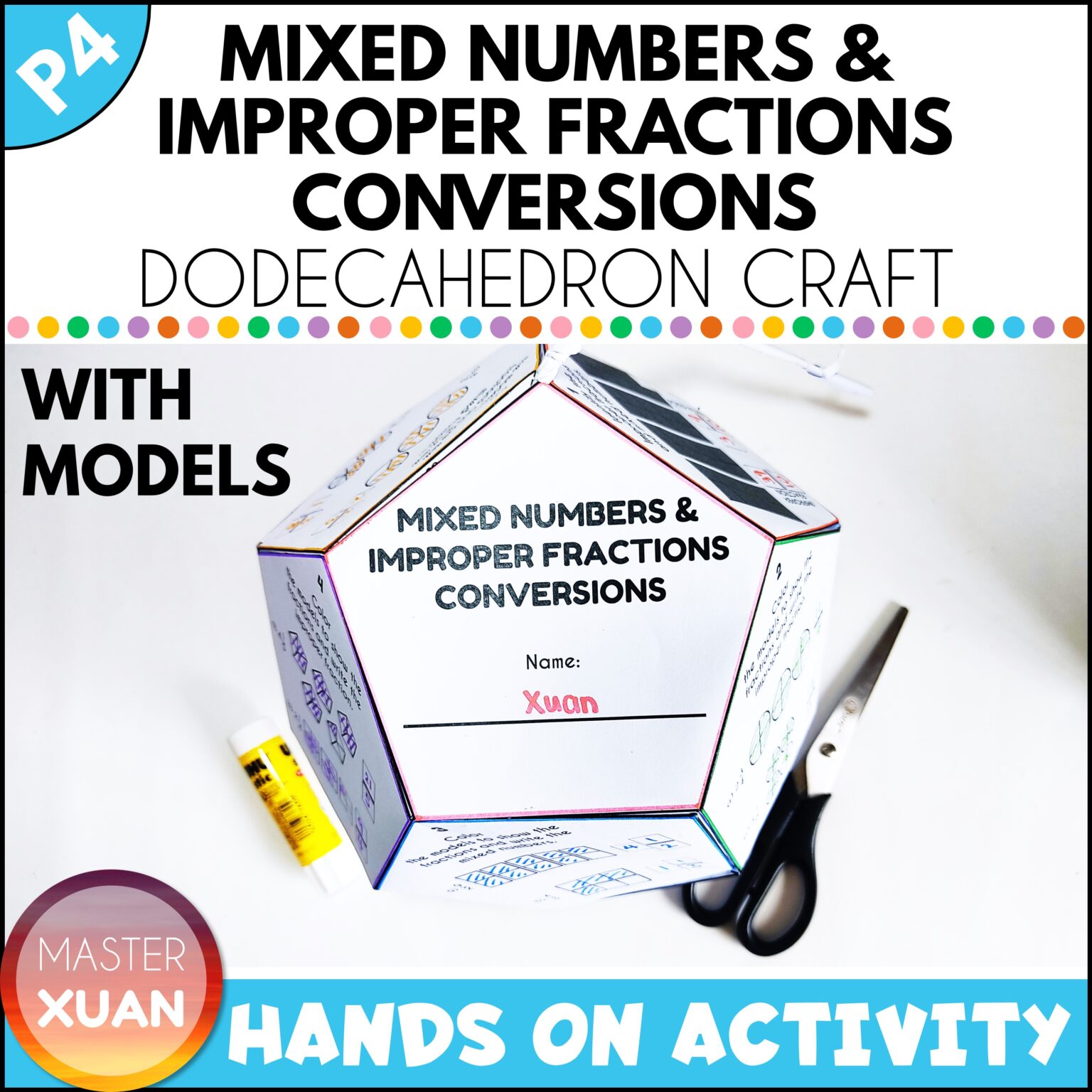 10 Awesome Math Hands On Activities For Elementary Students ~ Master Xuan