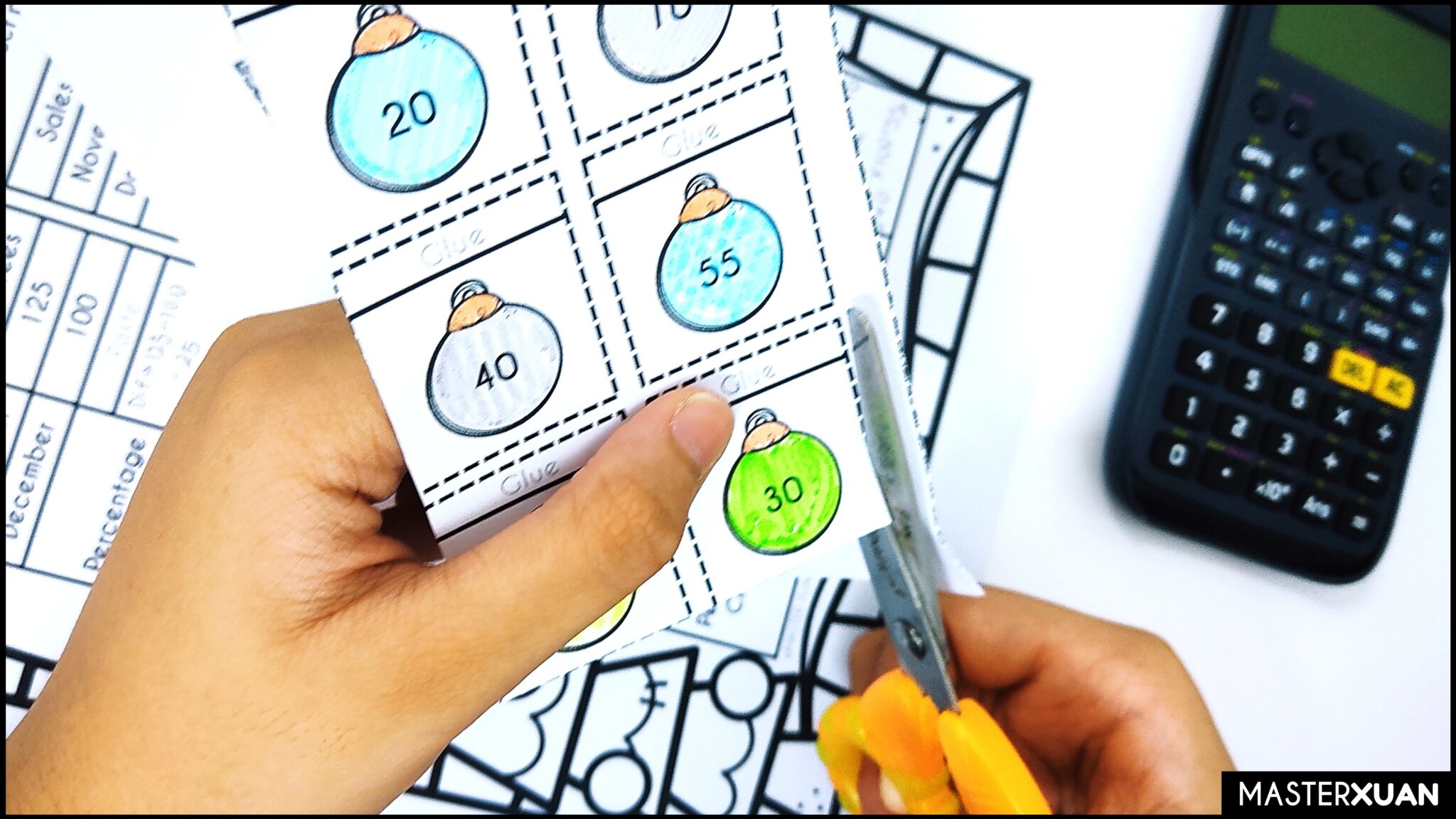 Free Printable Cut And Paste Christmas Worksheets For Kids To Have Fun ...