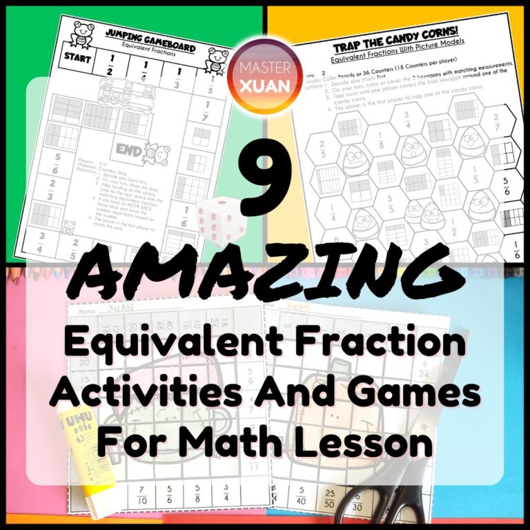 9 Amazing Equivalent Fraction Activities And Games For Math Lesson ...