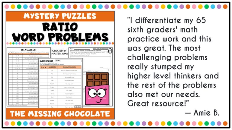 5 Ratios And Percentages Worksheets You Need To Engage Math Students ...