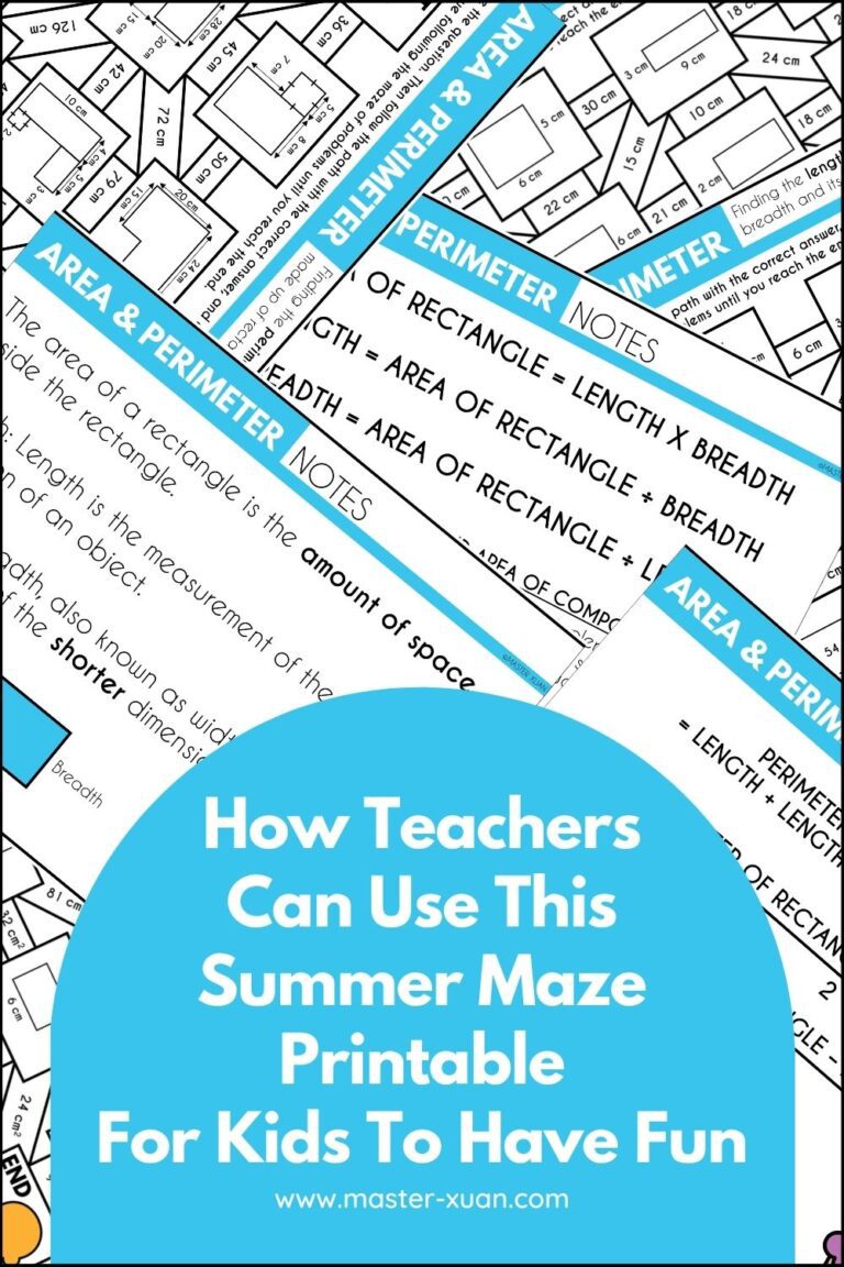 How Teachers Can Use This Summer Maze Printable For Kids To Have Fun ...