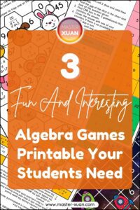 3 Fun And Interesting Algebra Games Printable Your Students Need ...