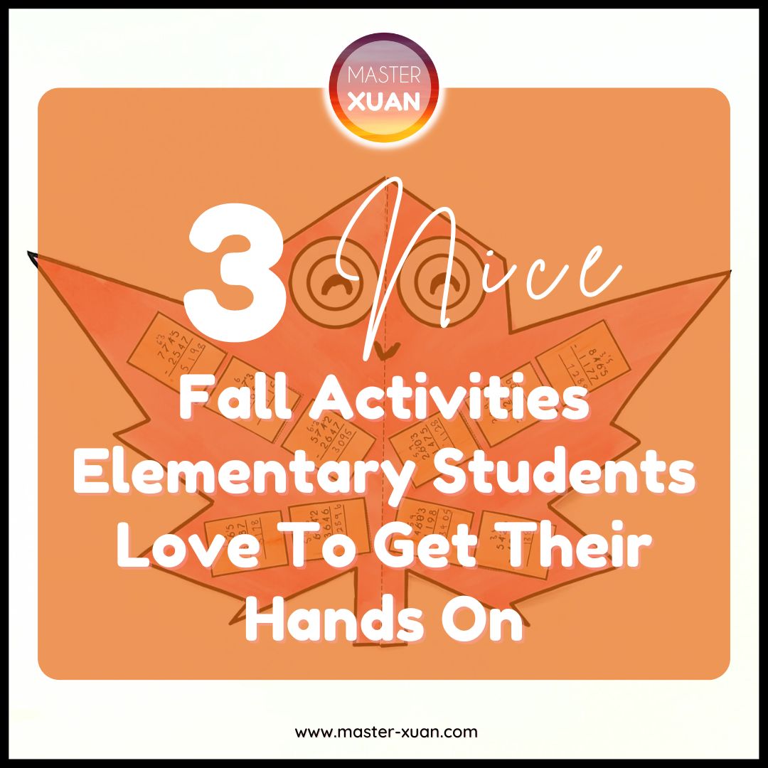 3 Nice Fall Activities Elementary Students Love To Get Their Hands On ...