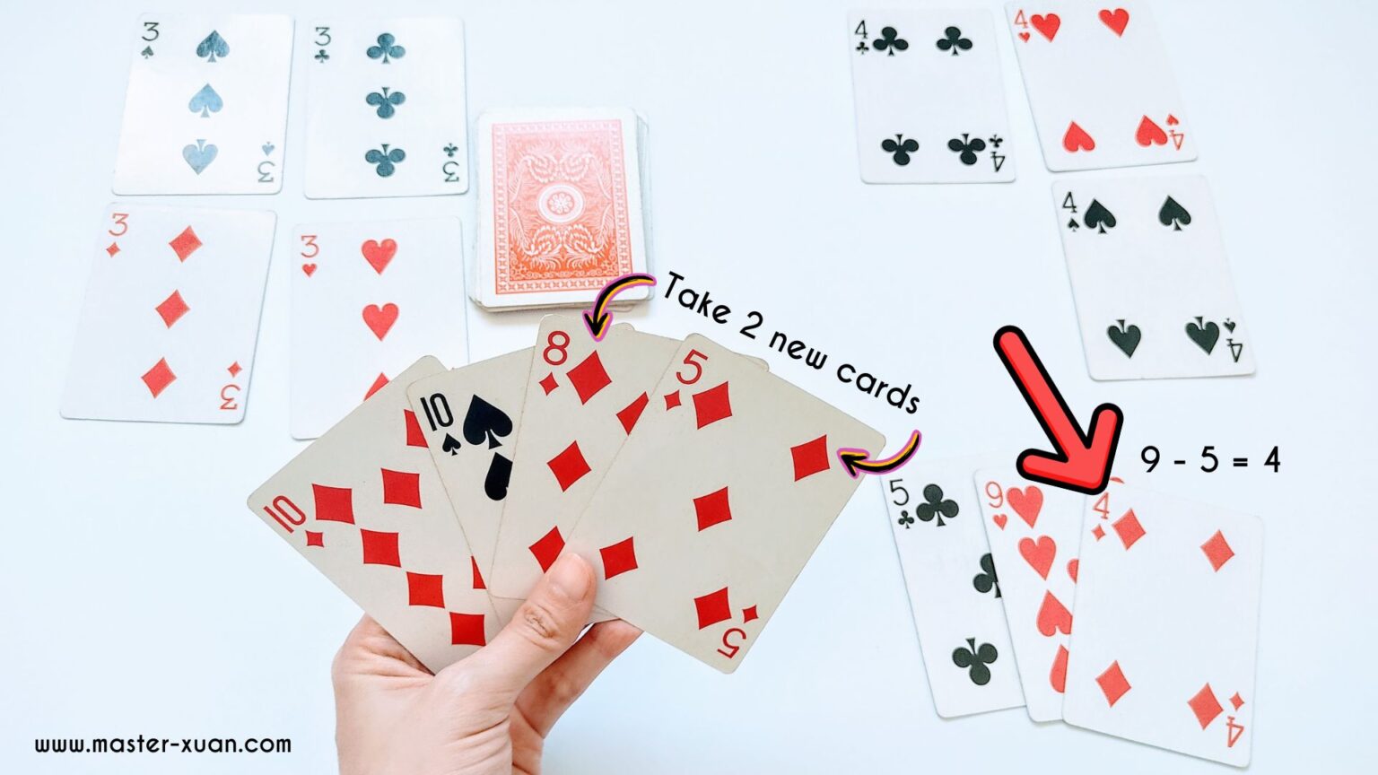 5 Easy Math Card Games Students Will Love To Play ~ Master Xuan