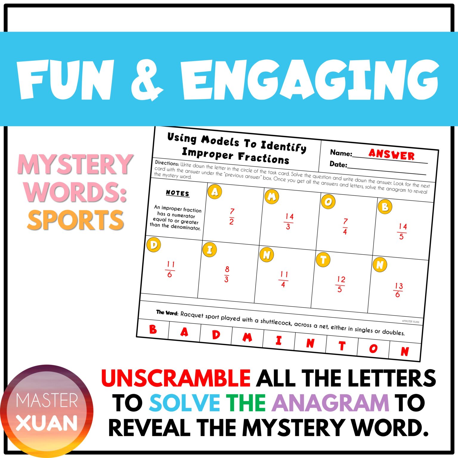 5 Interesting & Fun Sports Math Activities You Need To Know ~ Master Xuan