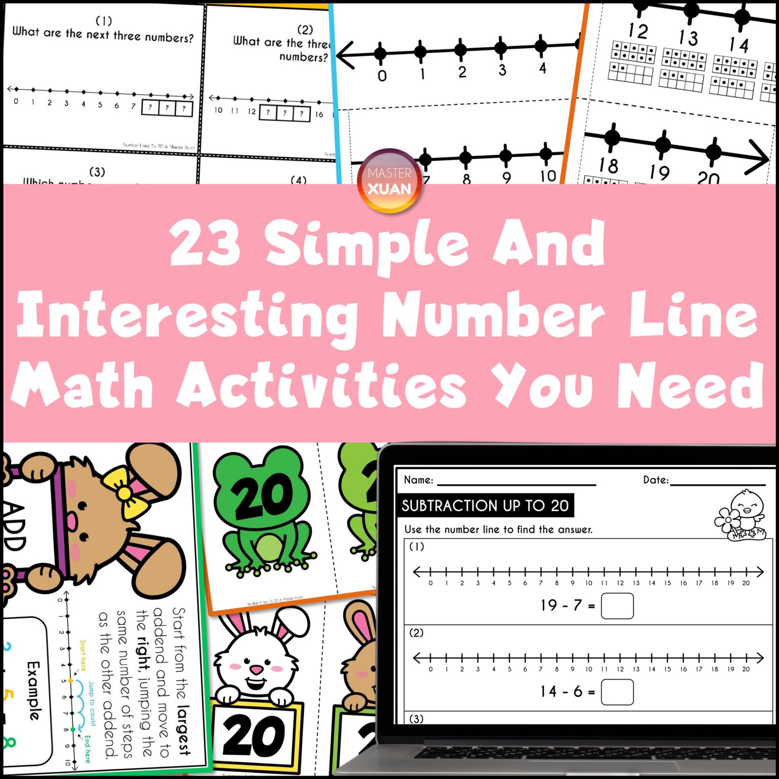 23 Interesting Number Line Math Activities Students Love ~ Master Xuan