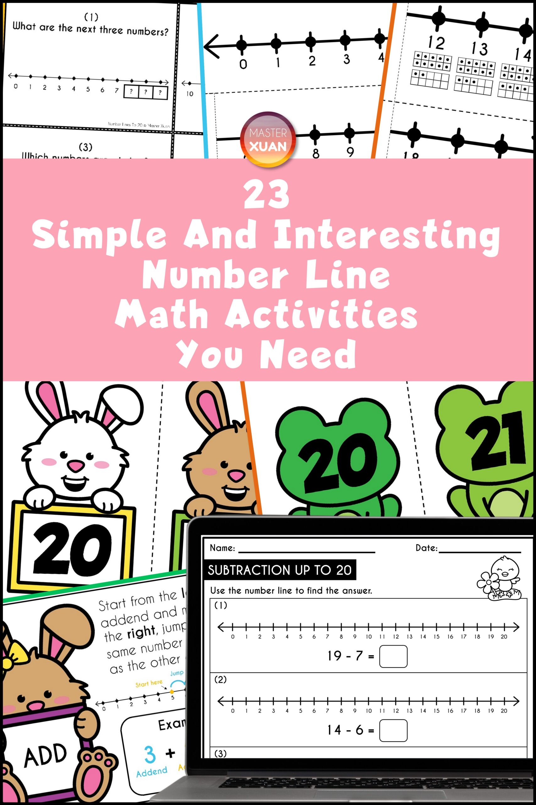 23 Interesting Number Line Math Activities Students Love ~ Master Xuan