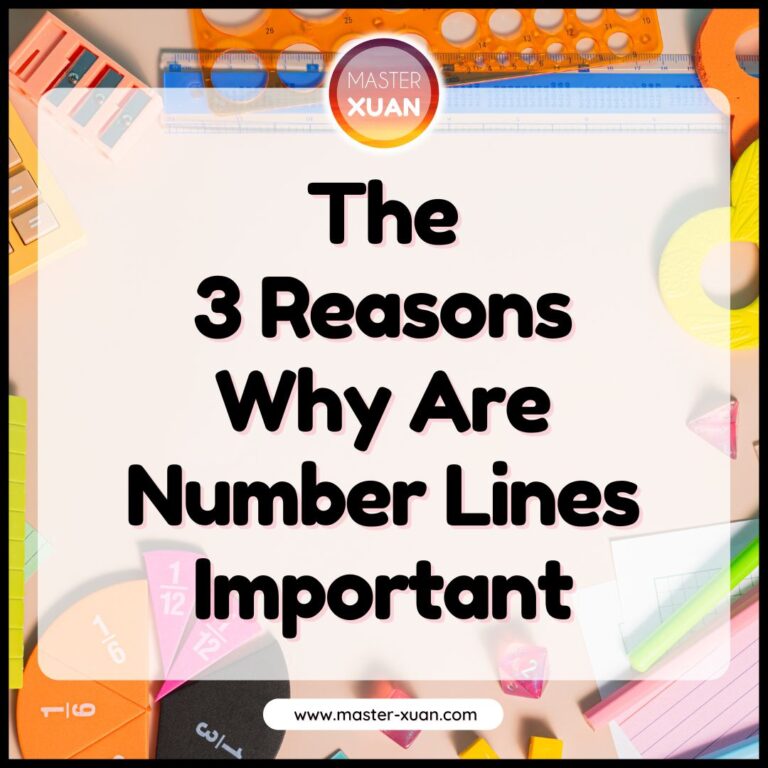 The 3 Reasons Why Are Number Lines Important ~ Master Xuan