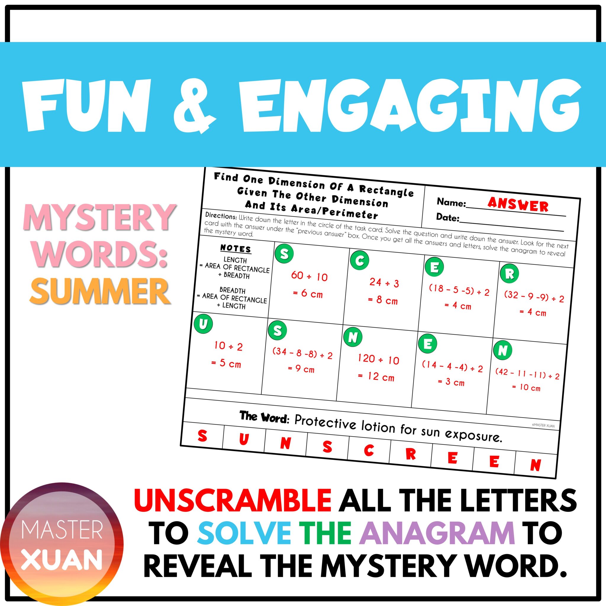 5 Interesting & Fun Summer Math Activities You Need To Know ~ Master Xuan