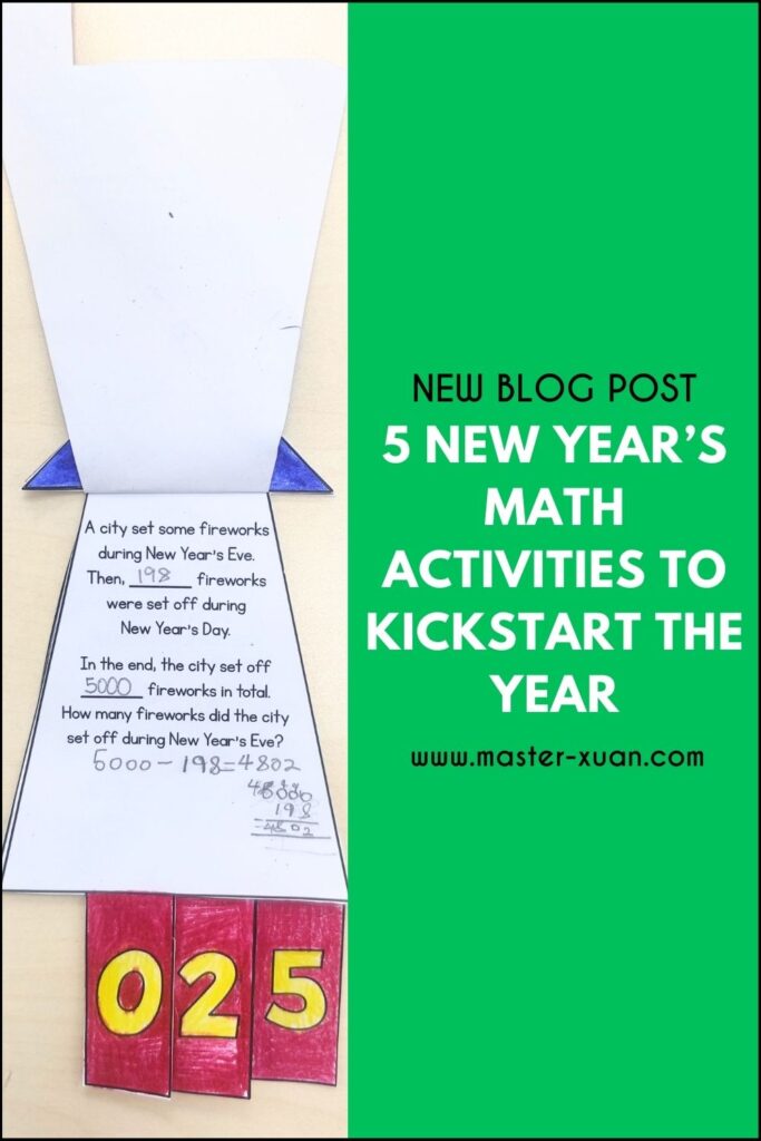 5 New Year’s Math Activities To Kickstart The Year ~ Master Xuan