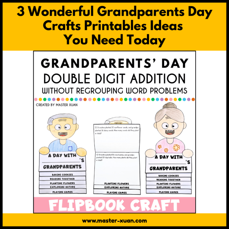 3 Wonderful Grandparents Day Crafts Printables Ideas You Need Today ...
